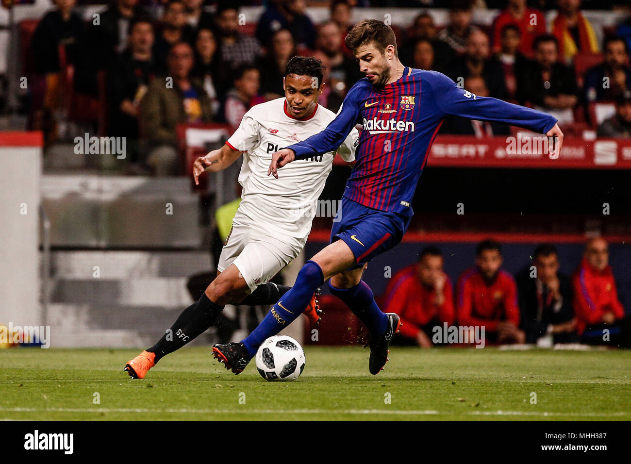 Wanda Metropolitano, Madrid, Spain. 21st Apr, 2018. Copa del Rey ...