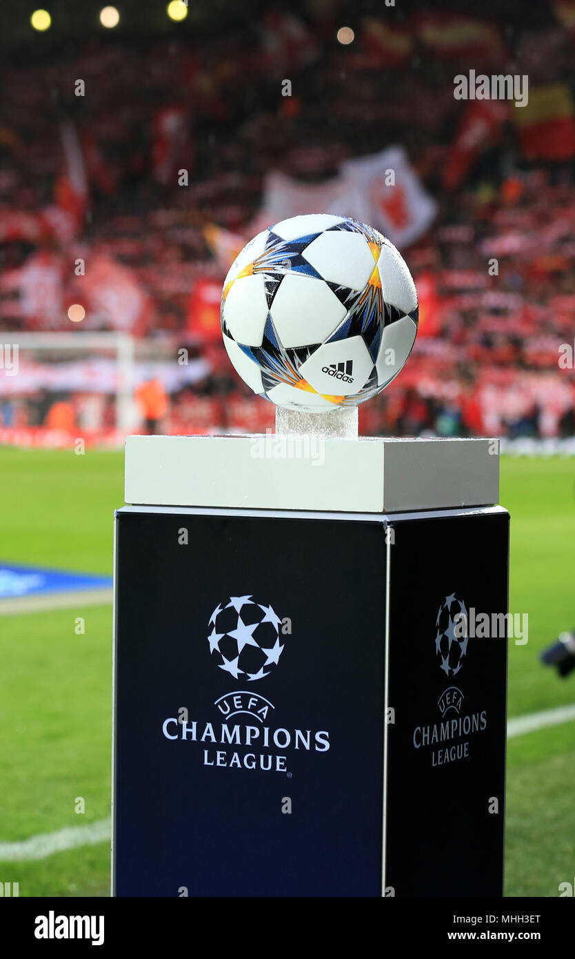 Anfield, Liverpool, UK. 24th Apr, 2018. UEFA Champions League football ...
