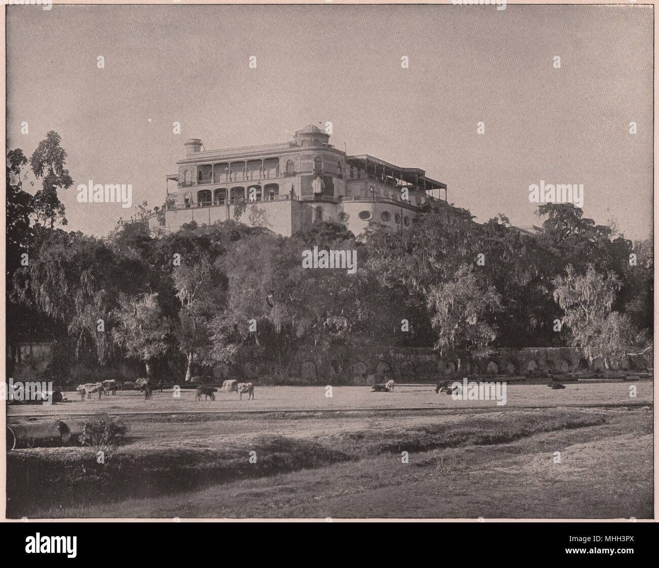 Hill and Castle of Chapultepec, City of Mexico Stock Photo - Alamy