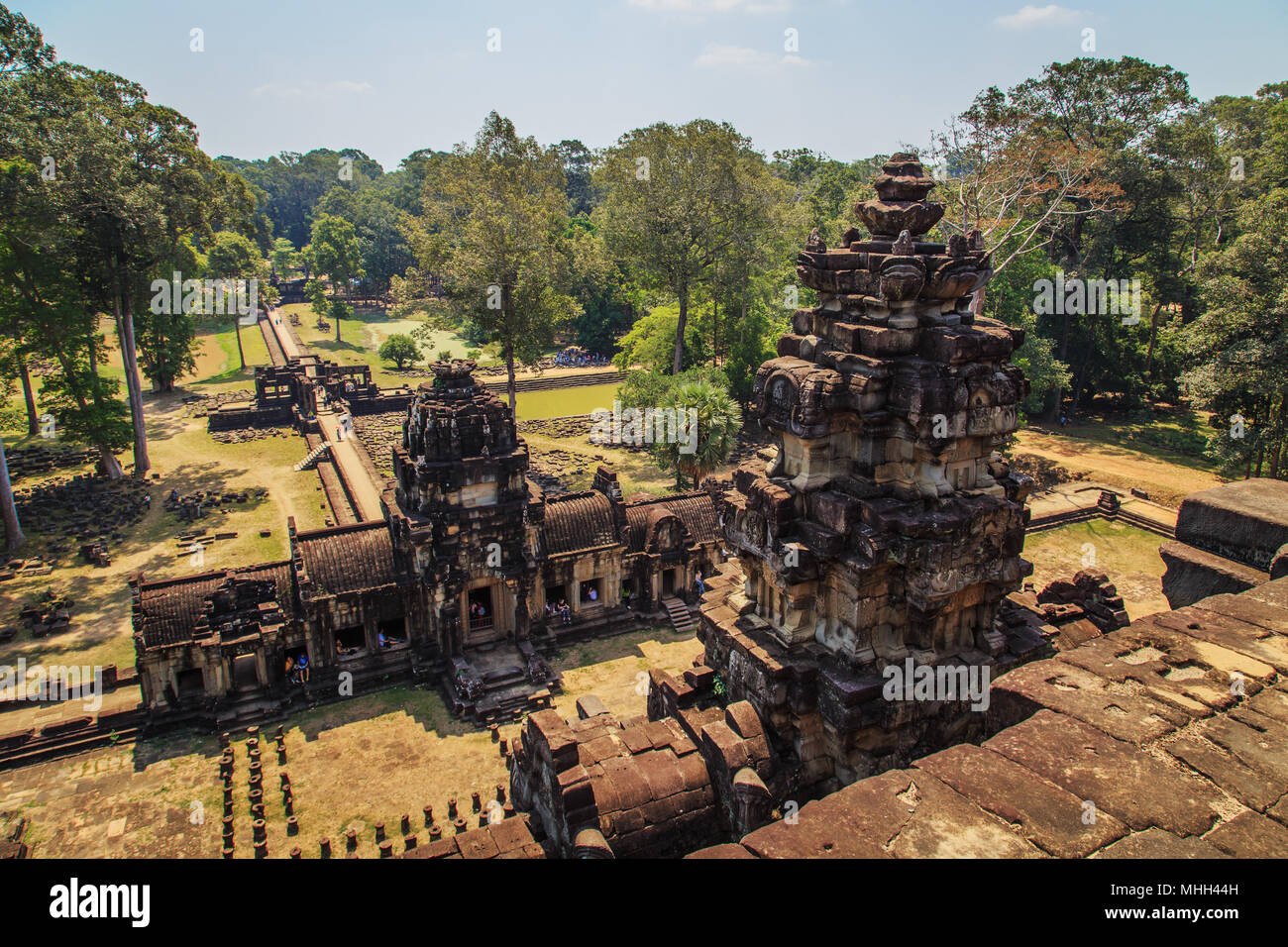 Majestic and ancient temple Baphuon. Angkor, Siem Reap, Cambodia Stock ...