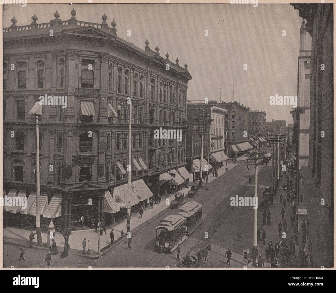 Denver, Larimer Street Stock Photo - Alamy