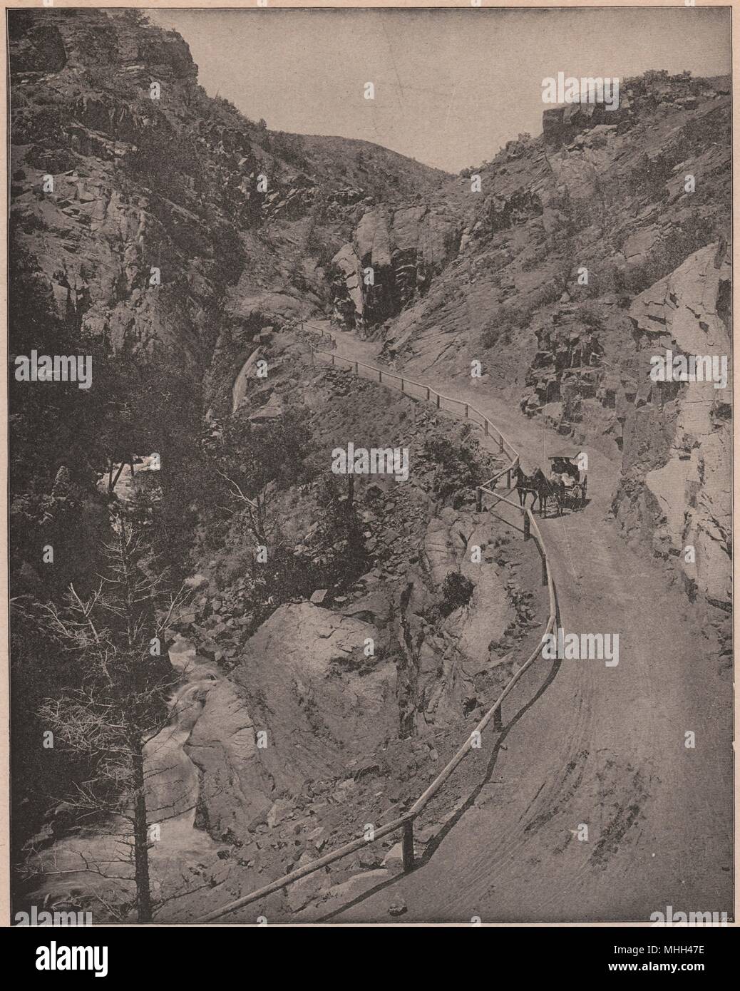 The Ute Pass, Crossing Shoulder of Pike's Stock Photo - Alamy