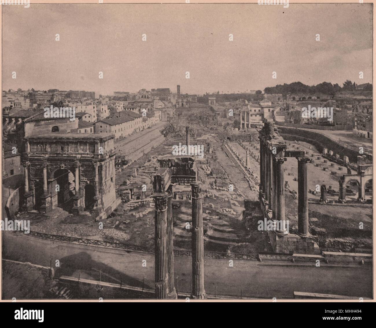 Rome forum 19th century hi-res stock photography and images - Alamy