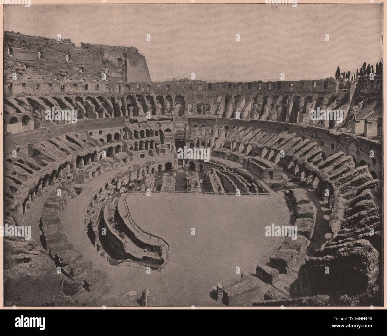 Interior of the Colosseum, Rome Stock Photo - Alamy