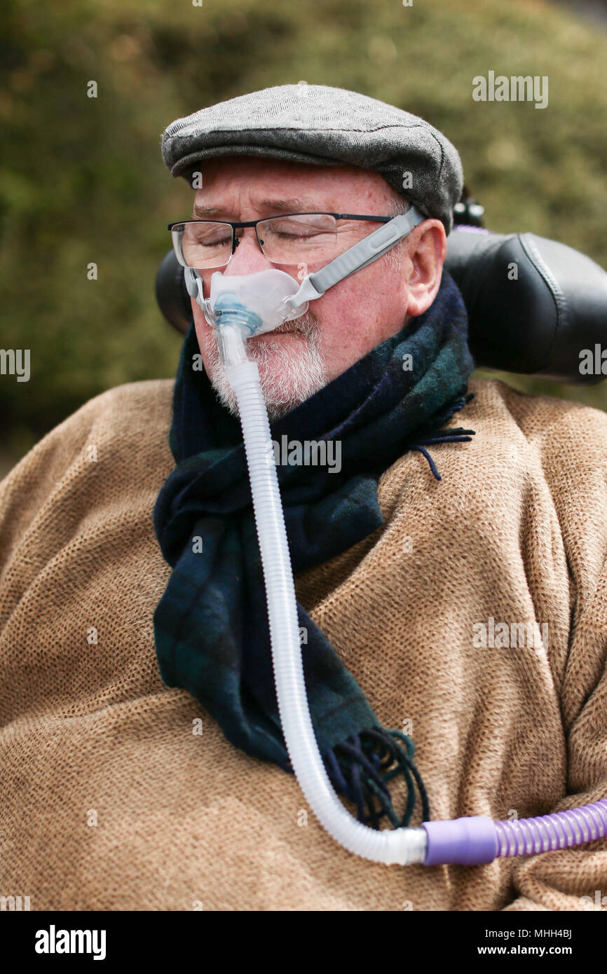 Terminally ill Noel Conway attends Telford County Court to a view video ...