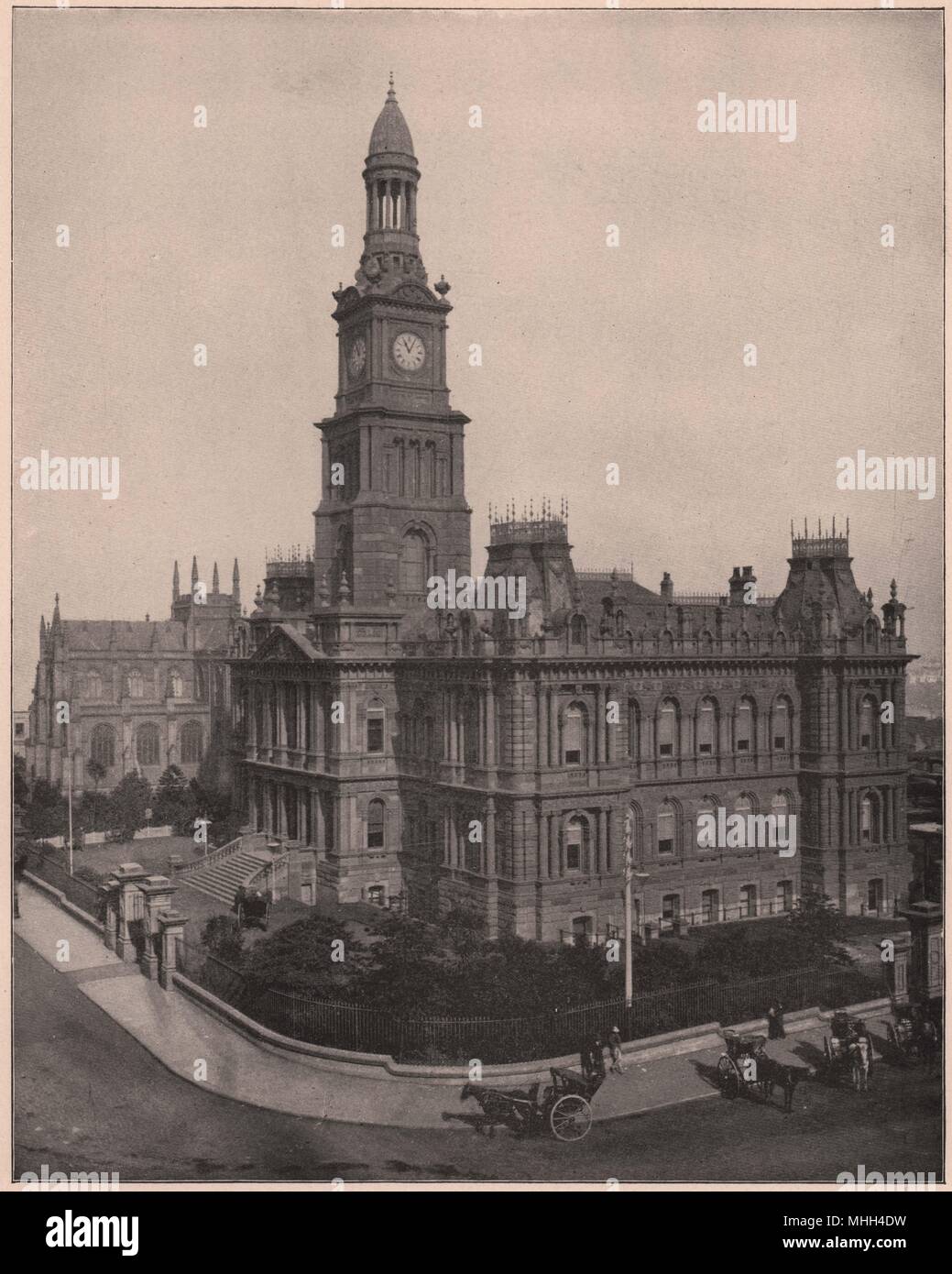 Town Hall and Square, Sydney Stock Photo - Alamy