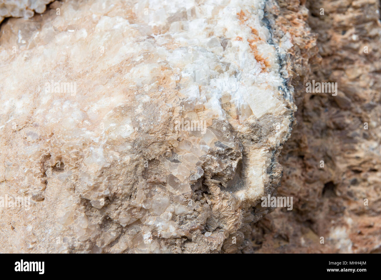 Quartz structure of the Crystal Mountain between the Bahariya and ...
