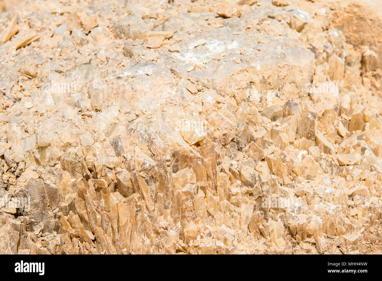 Quartz structure of the Crystal Mountain between the Bahariya and ...