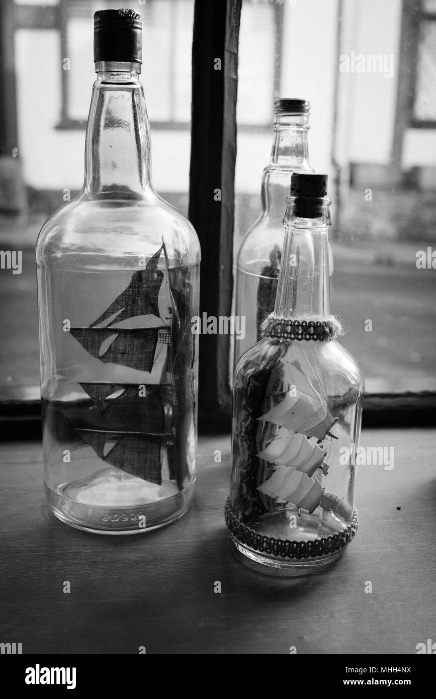 Ship masts in a bottle photography hi-res stock photography and images ...
