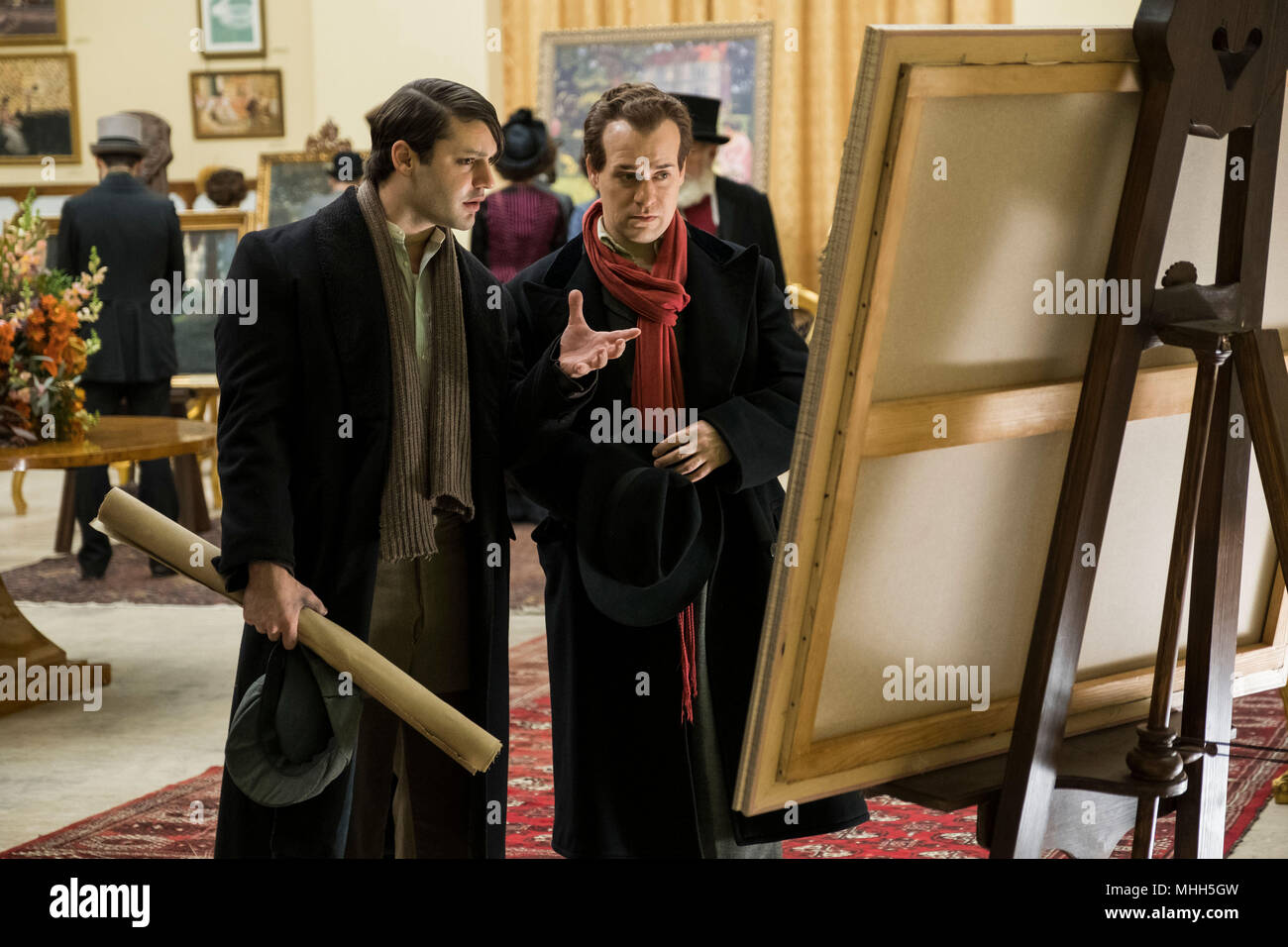 GENIUS, from left: Alex Rich (as Pablo Picasso), T.R. Knight (as Max ...