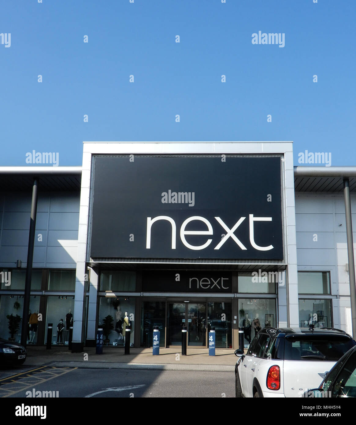 Reading, United Kingdom - April 21 2018: Next Store front at Brunel ...