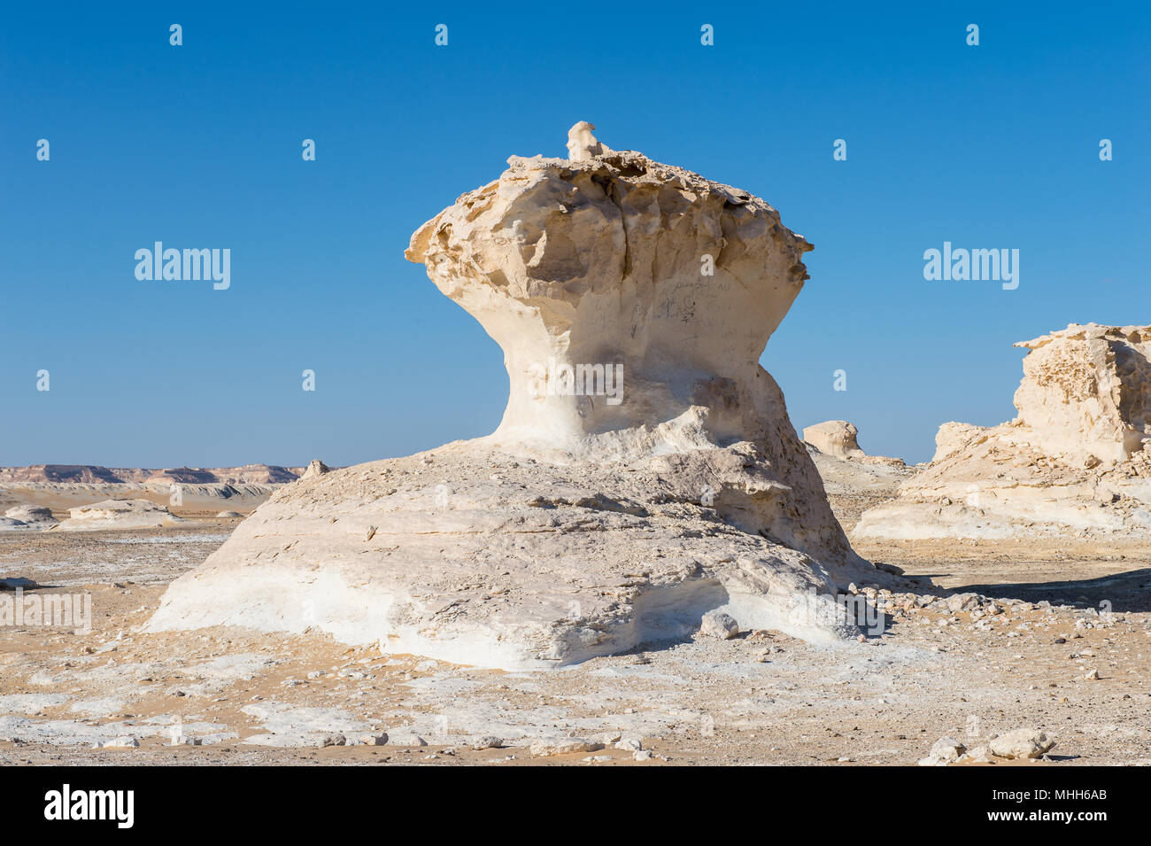 Landscape of the Rock formations at the Western White Desert National ...