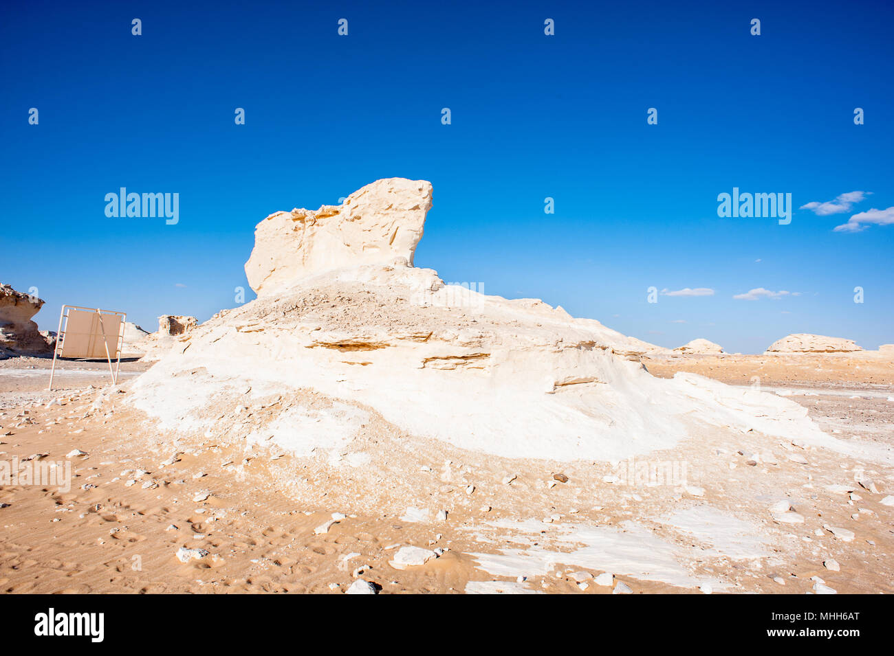 Landscape of the Rock formations at the Western White Desert National ...