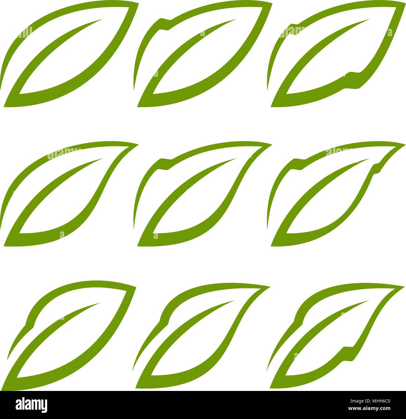 Leaf Stock Vector Images - Alamy