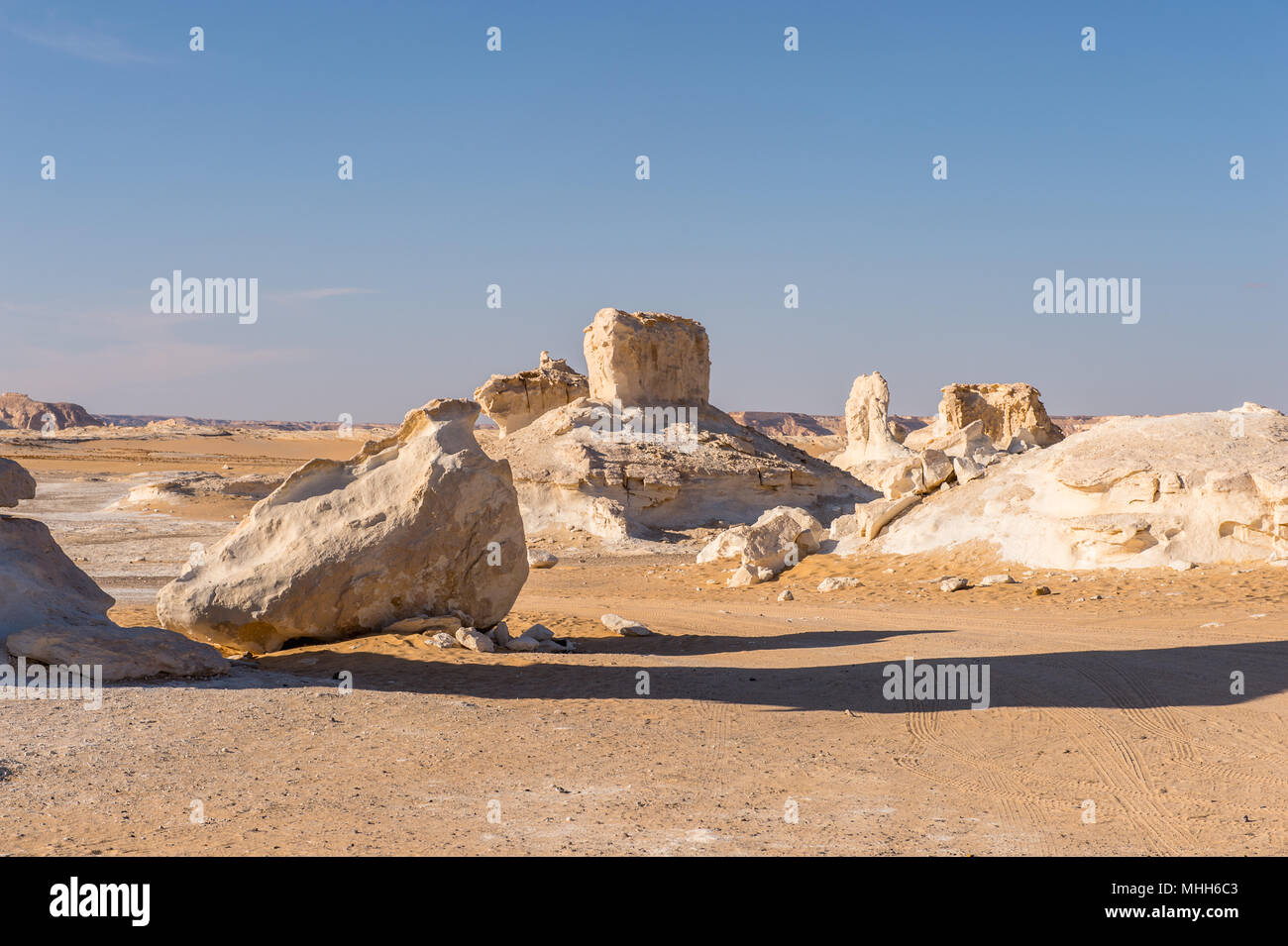 Landscape of the Rock formations at the Western White Desert National ...