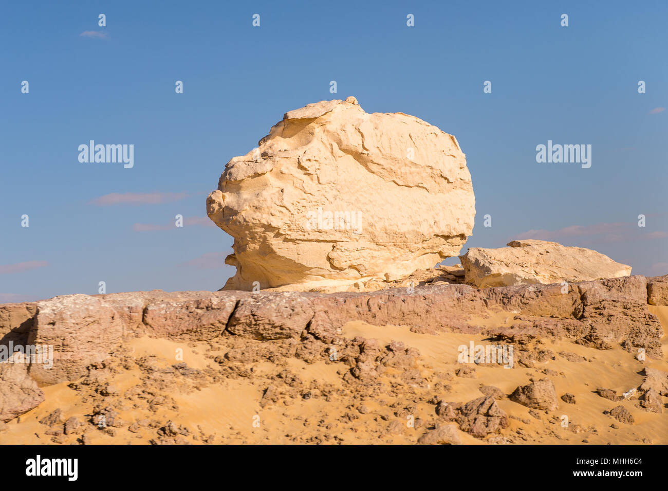 Landscape of the Rock formations at the Western White Desert National ...