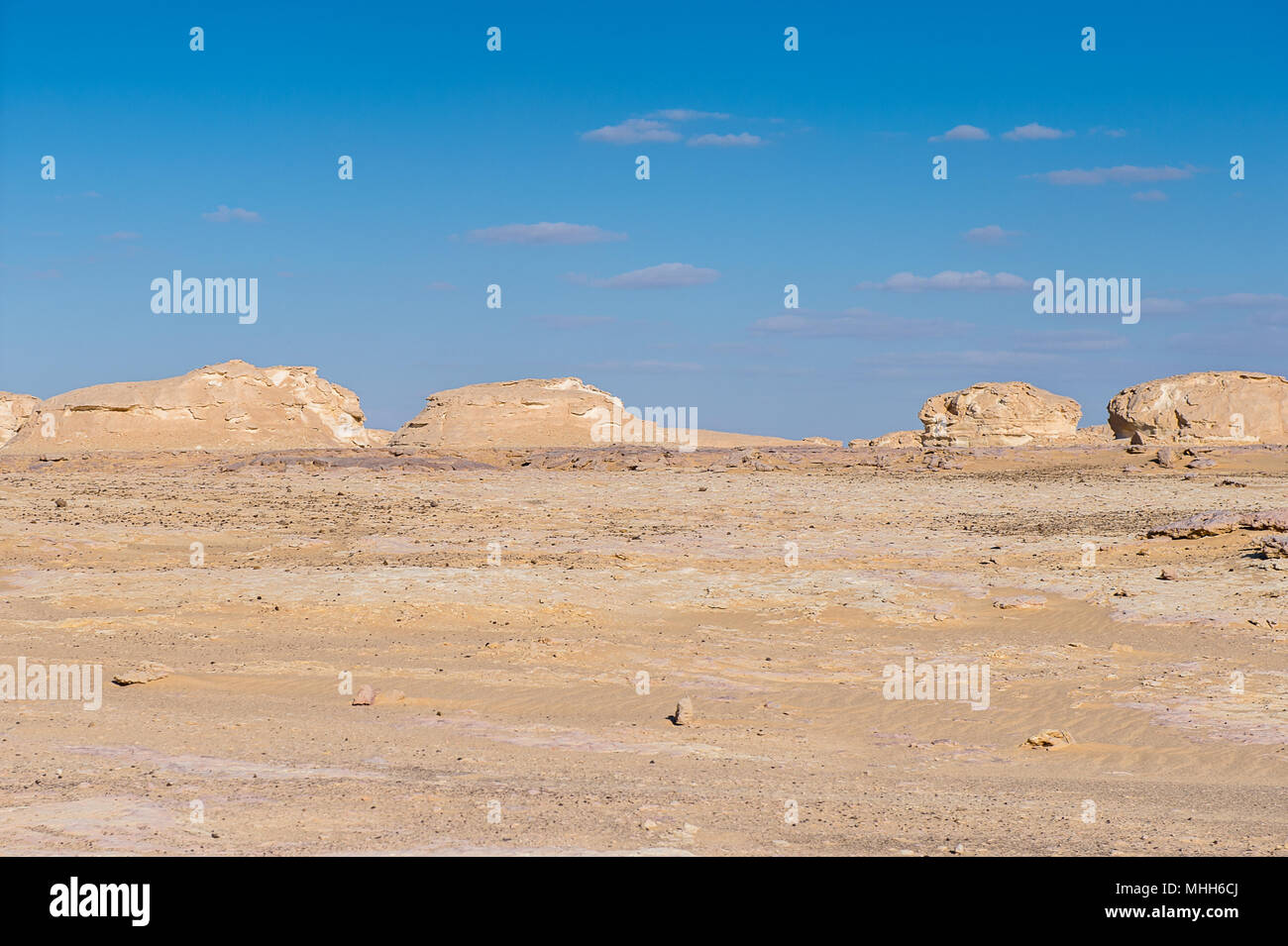 Landscape of the Rock formations at the Western White Desert National ...