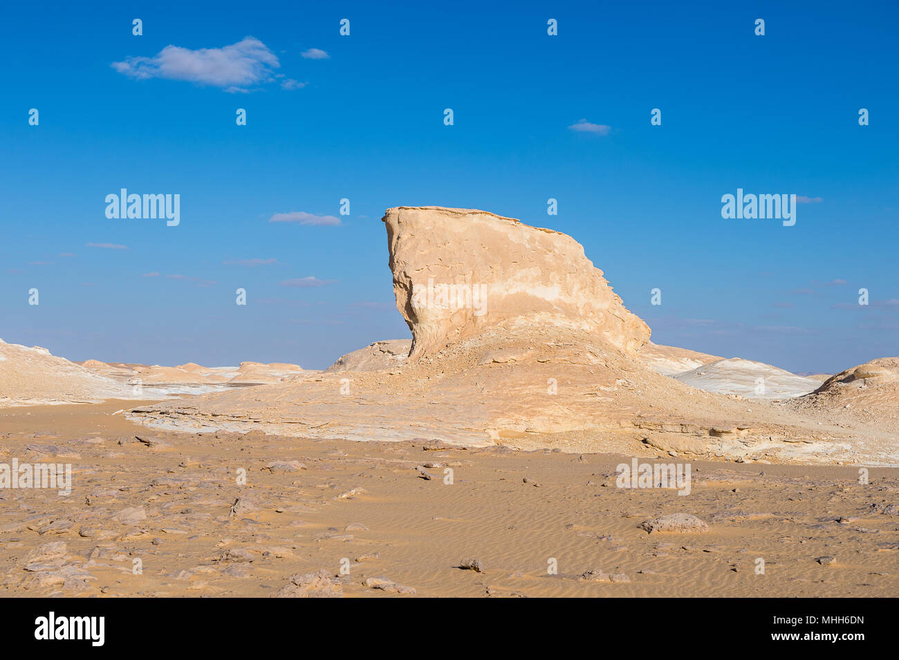 Landscape of the Rock formations at the Western White Desert National ...