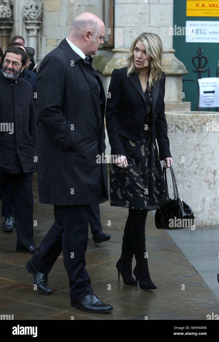 Attends Professor Stephen Hawking funeral at Church of St Mary the ...