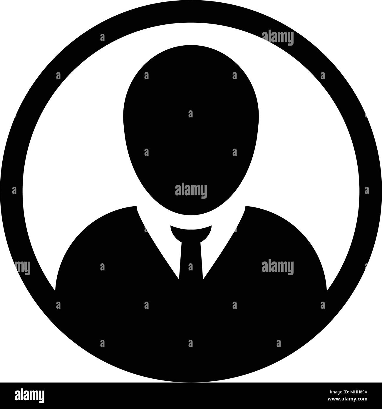 User Icon Vector Male Person Symbol Profile Circle Avatar Sign in Flat ...