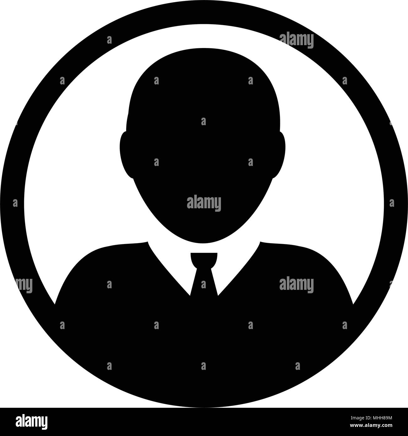 User Icon Vector Male Person Symbol Profile Circle Avatar Sign in Flat ...