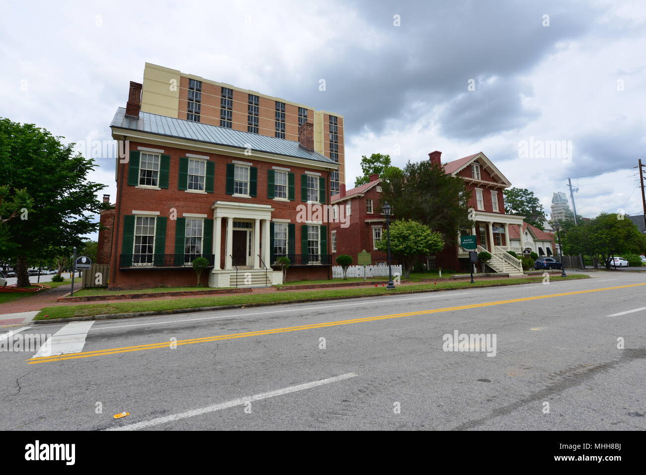 The boyhood home of Woodrow Wilson in Augusta, Georgia, USA Stock Photo ...