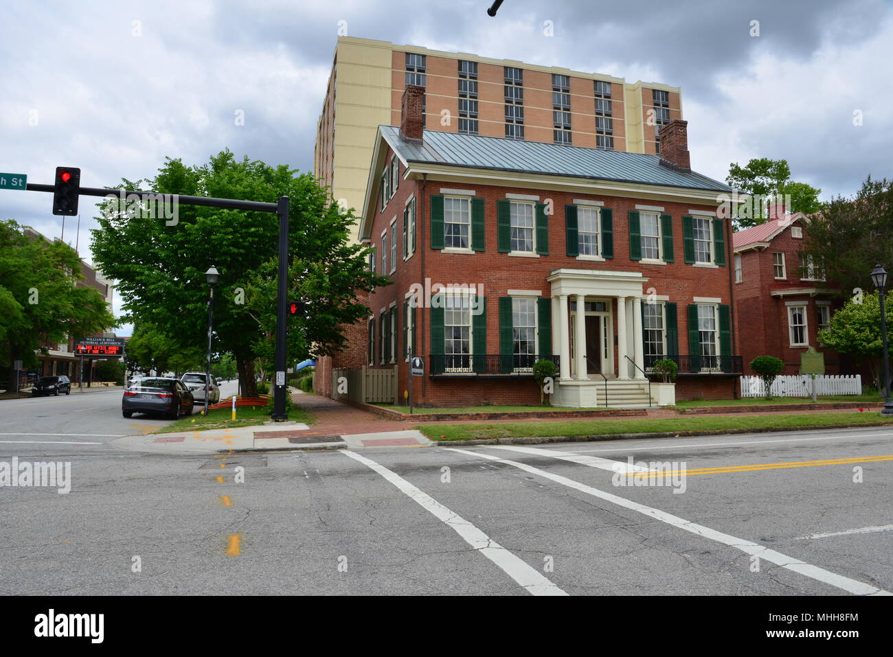 The boyhood home of Woodrow Wilson in Augusta, Georgia, USA Stock Photo ...
