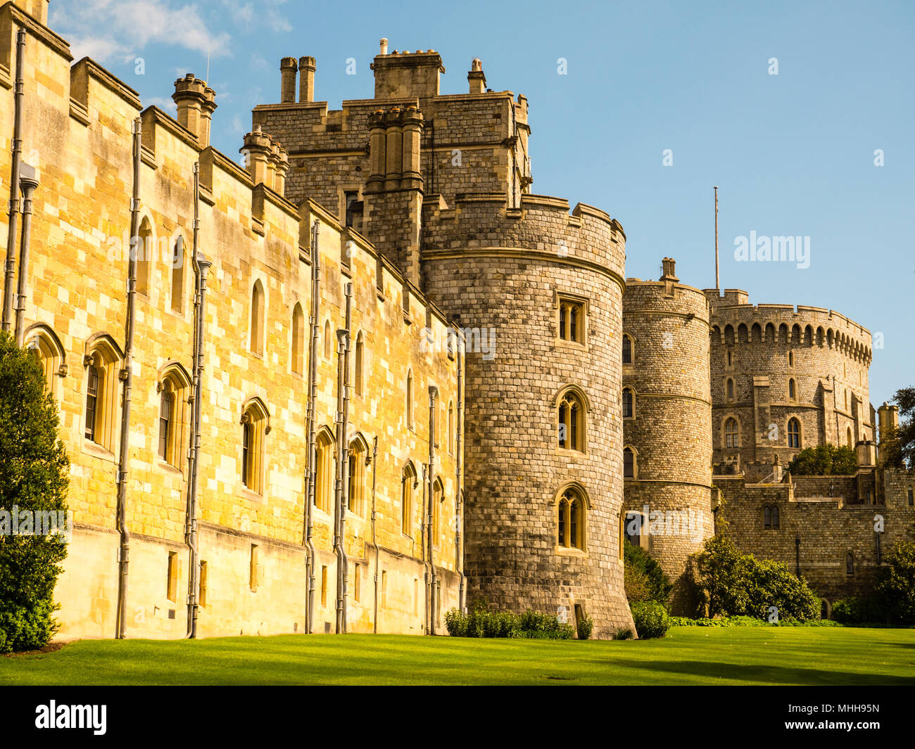 Henry III Tower, and Round Tower (The Keep), Windsor Castle, Windsor ...