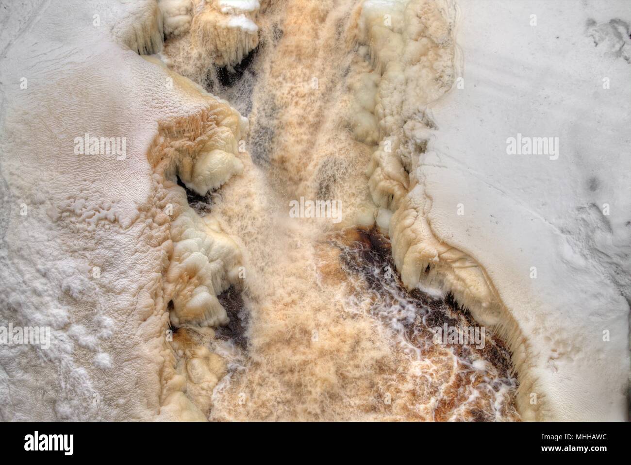 Cross River through Schroder, Minnesota during the Winter on its way to ...