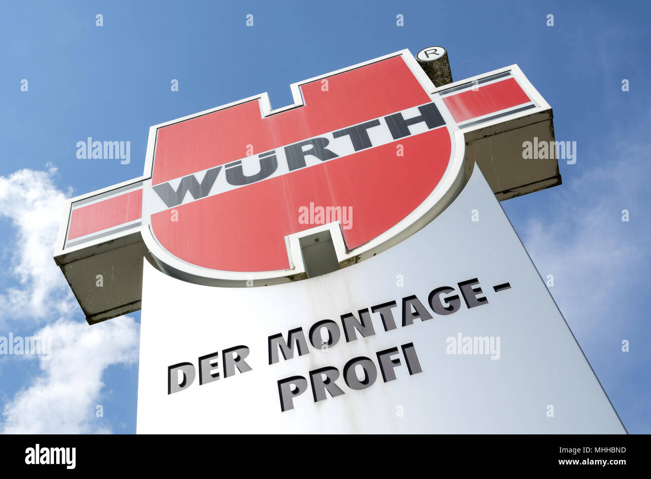 Wurth sign hi-res stock photography and images - Alamy