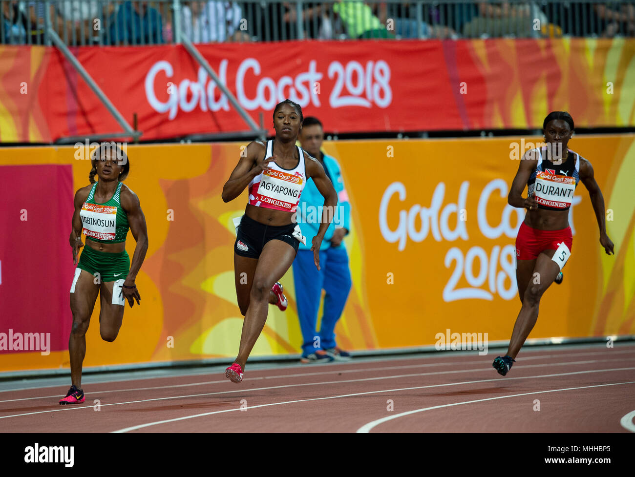 Women's 200m Heats-Commonwealth Games 2018 Stock Photo - Alamy
