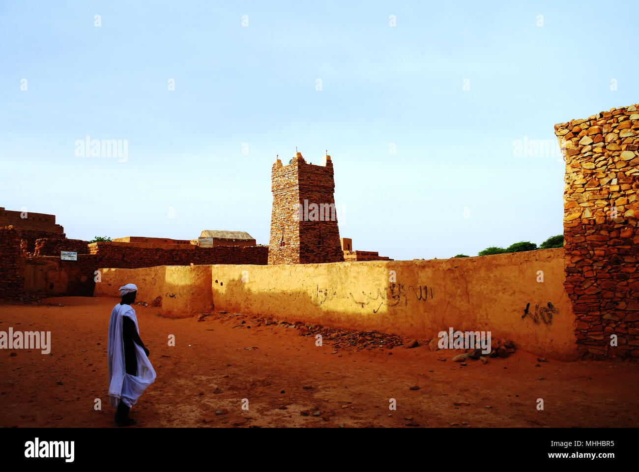 Chinguetti mosque, one of the symbols of Mauritania Stock Photo - Alamy