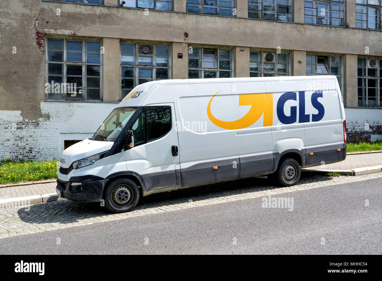 GLS delivery van. General Logistics Systems B.V. was founded in 1999 ...
