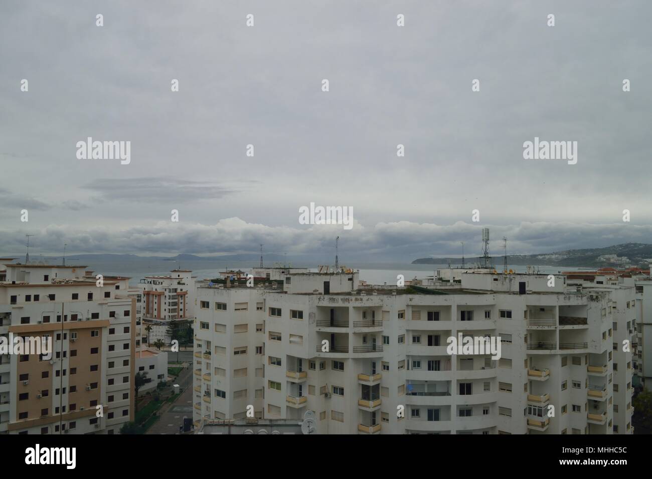 The roof tops of Tangier City, Morocco Stock Photo - Alamy