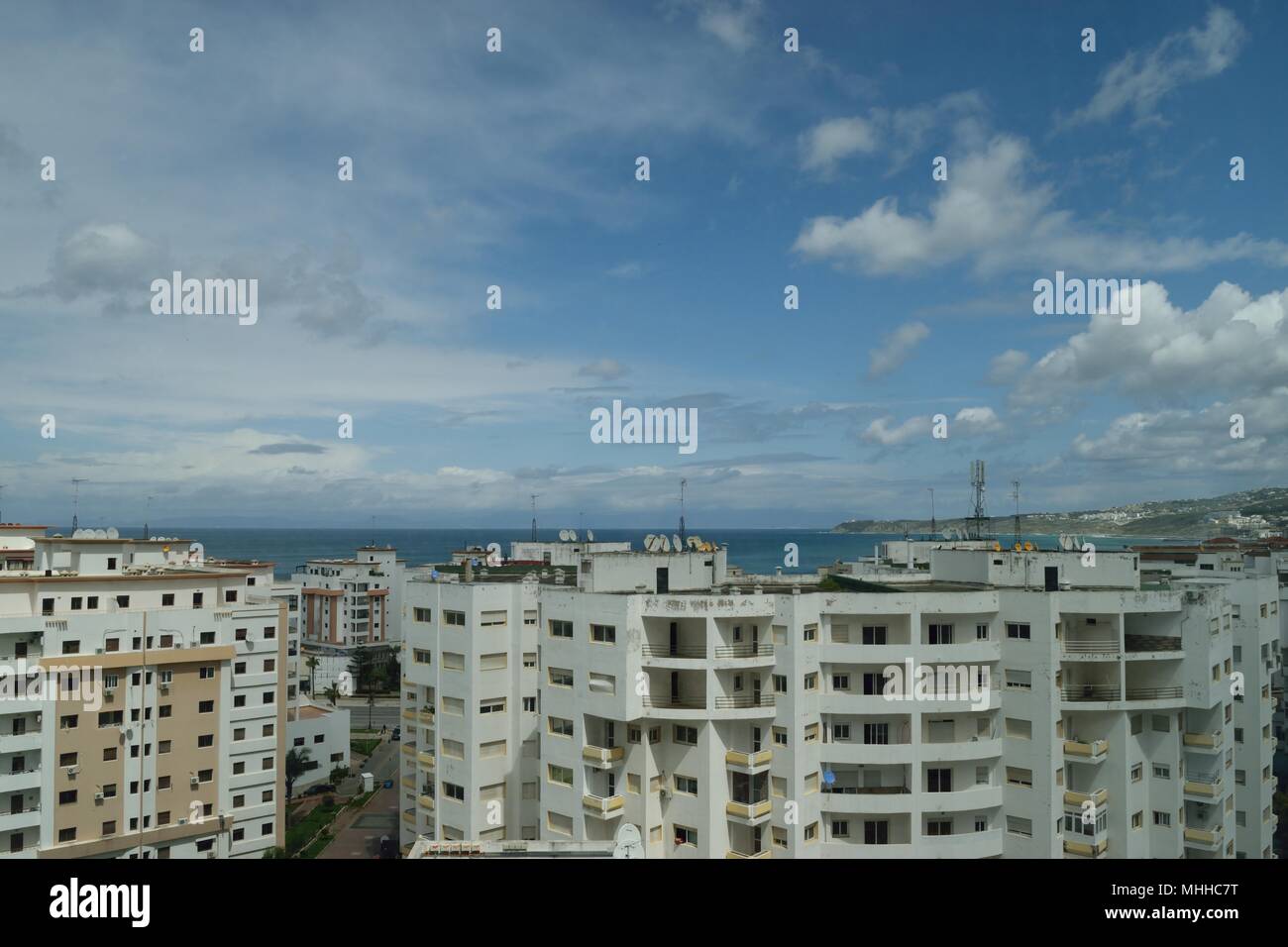 The roof tops of Tangier City, Morocco Stock Photo - Alamy