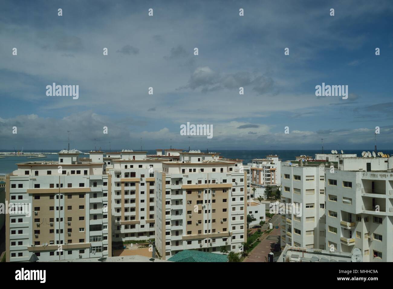 The roof tops of Tangier City, Morocco Stock Photo - Alamy