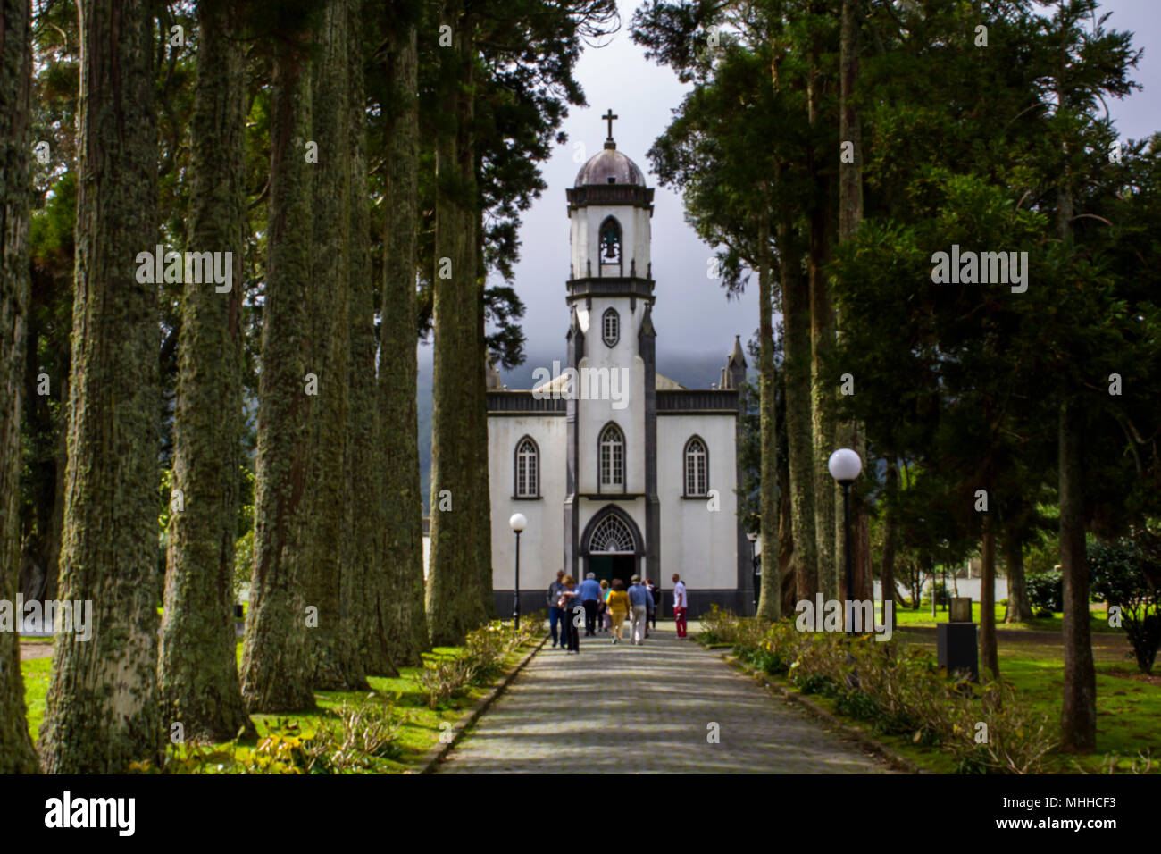 Pathway leading to tower hi-res stock photography and images - Alamy