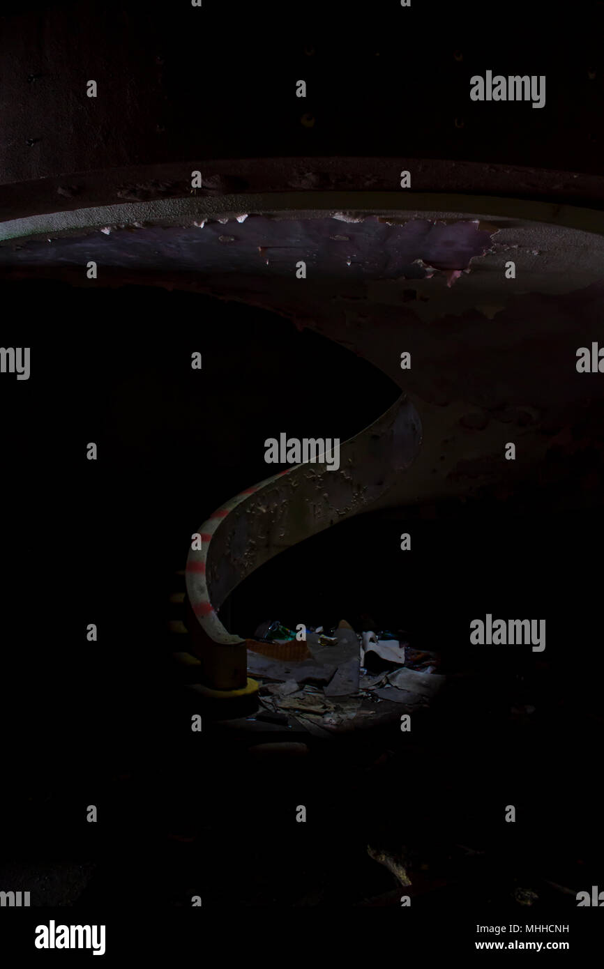 Circular stairs building wall hi-res stock photography and images - Alamy