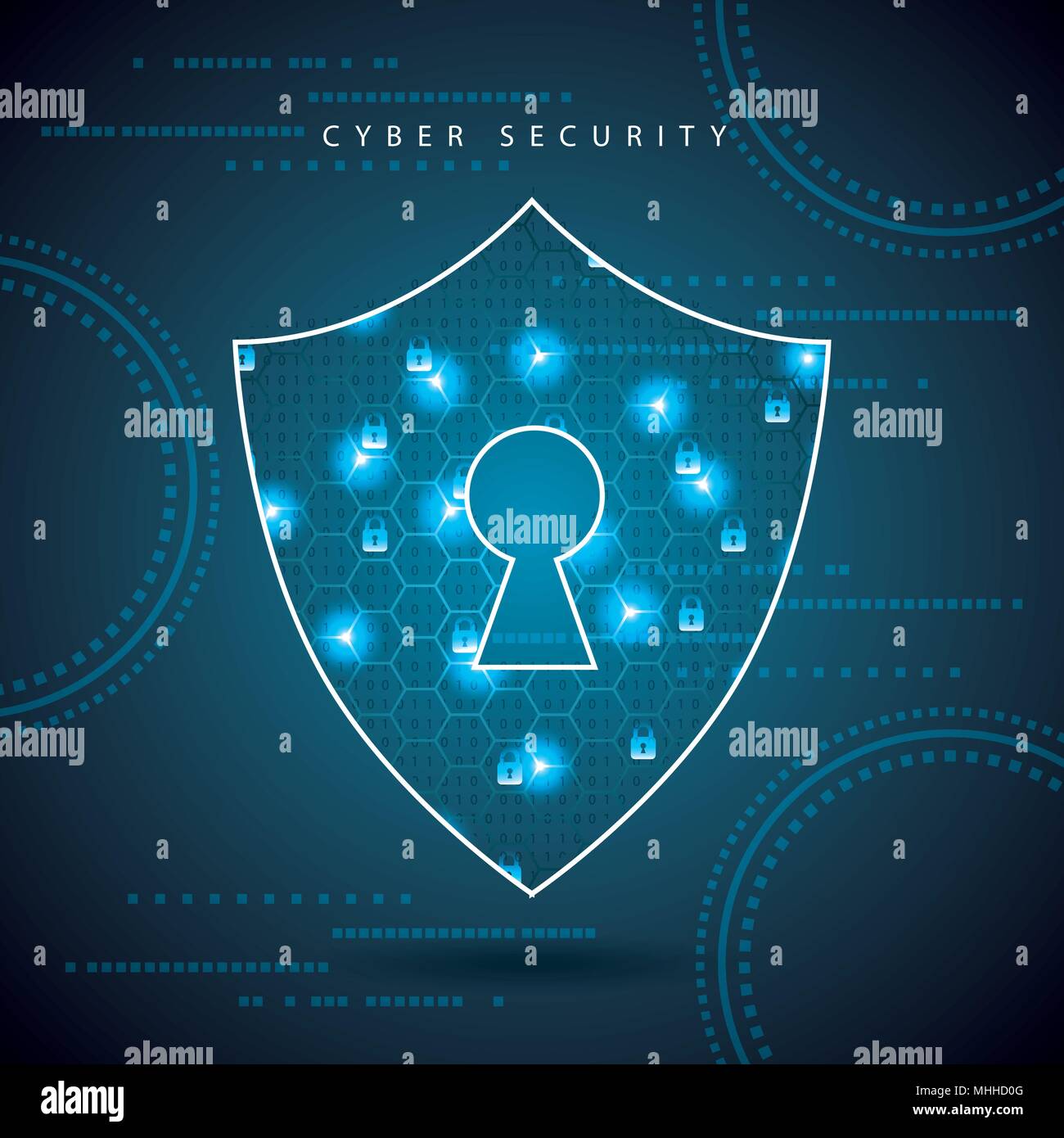 cyber security digital Stock Vector Image & Art - Alamy