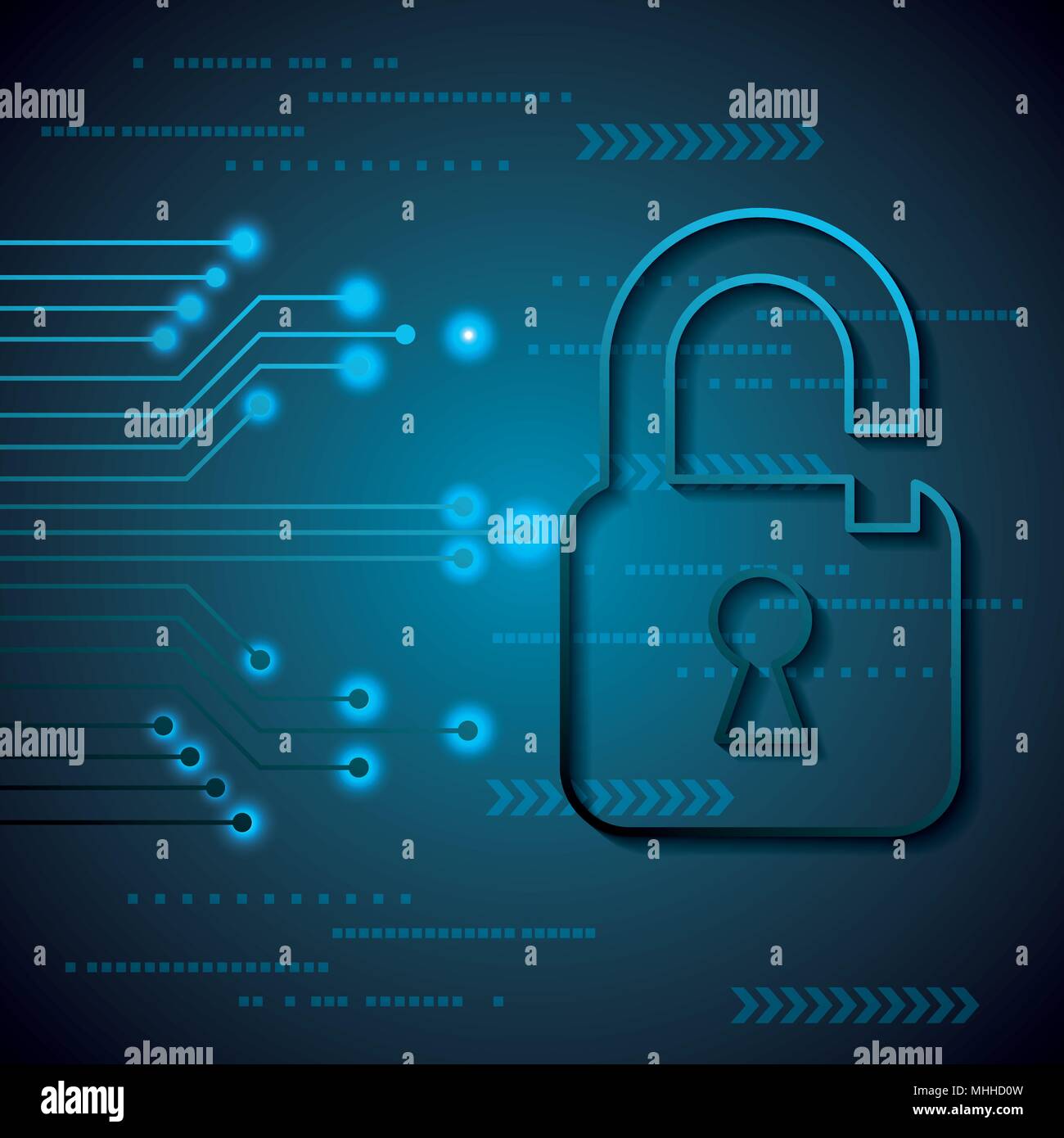 cyber security digital Stock Vector Image & Art - Alamy