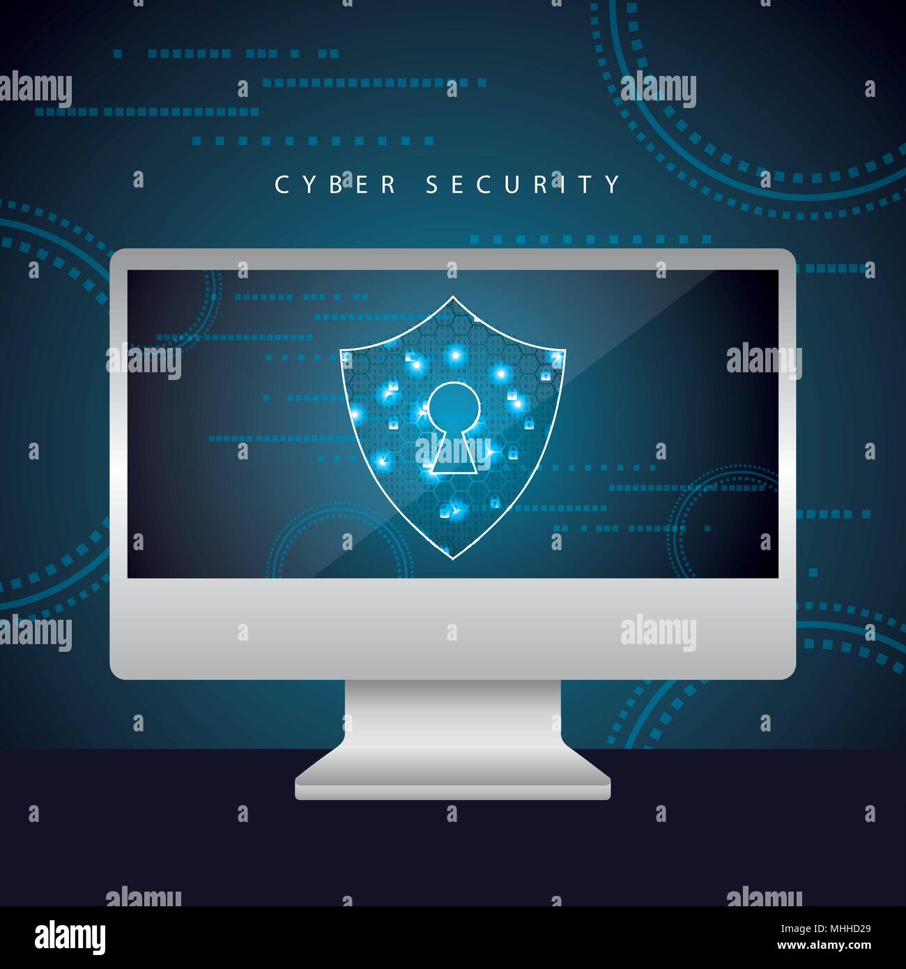 cyber security digital Stock Vector Image & Art - Alamy