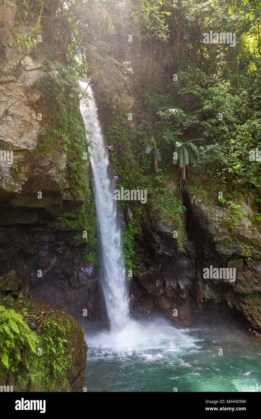 Tuasan Falls Camiguin Philippines April 24, 2018 Tuasan Falls Stock ...