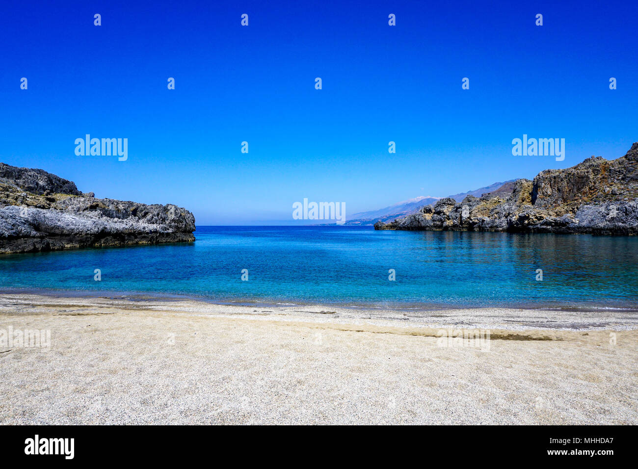 Skinaria Beach near Plakias in southern Crete, Greece Stock Photo - Alamy