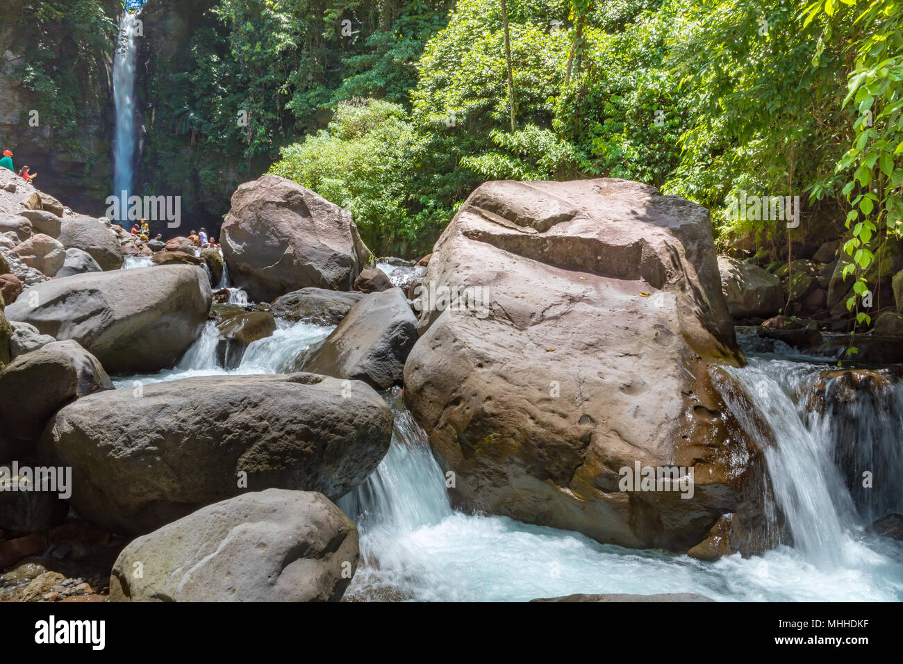 Tuasan Falls Camiguin Philippines April 24, 2018 Tuasan Falls Stock ...