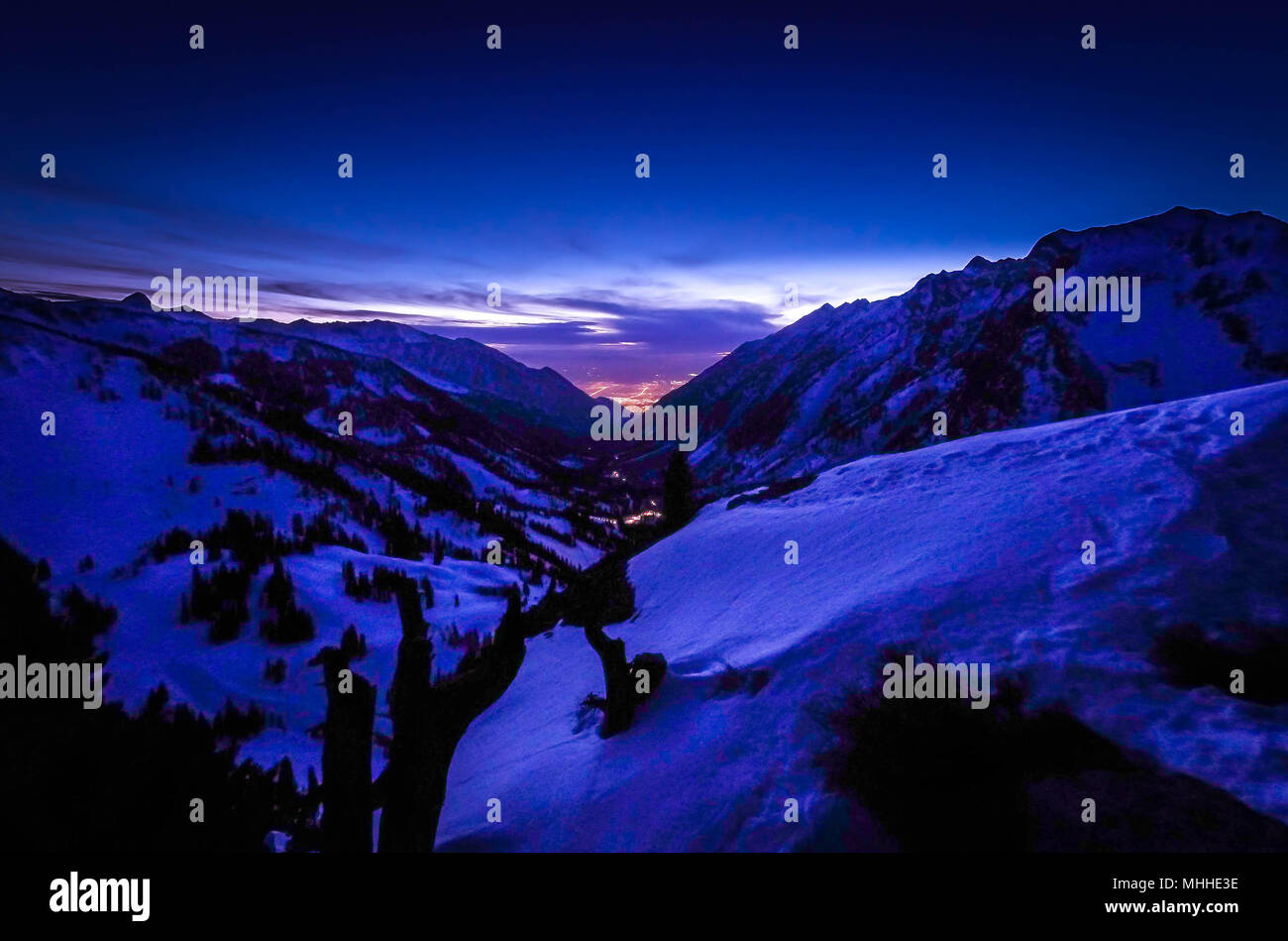 Little cottonwood canyon hi-res stock photography and images - Alamy