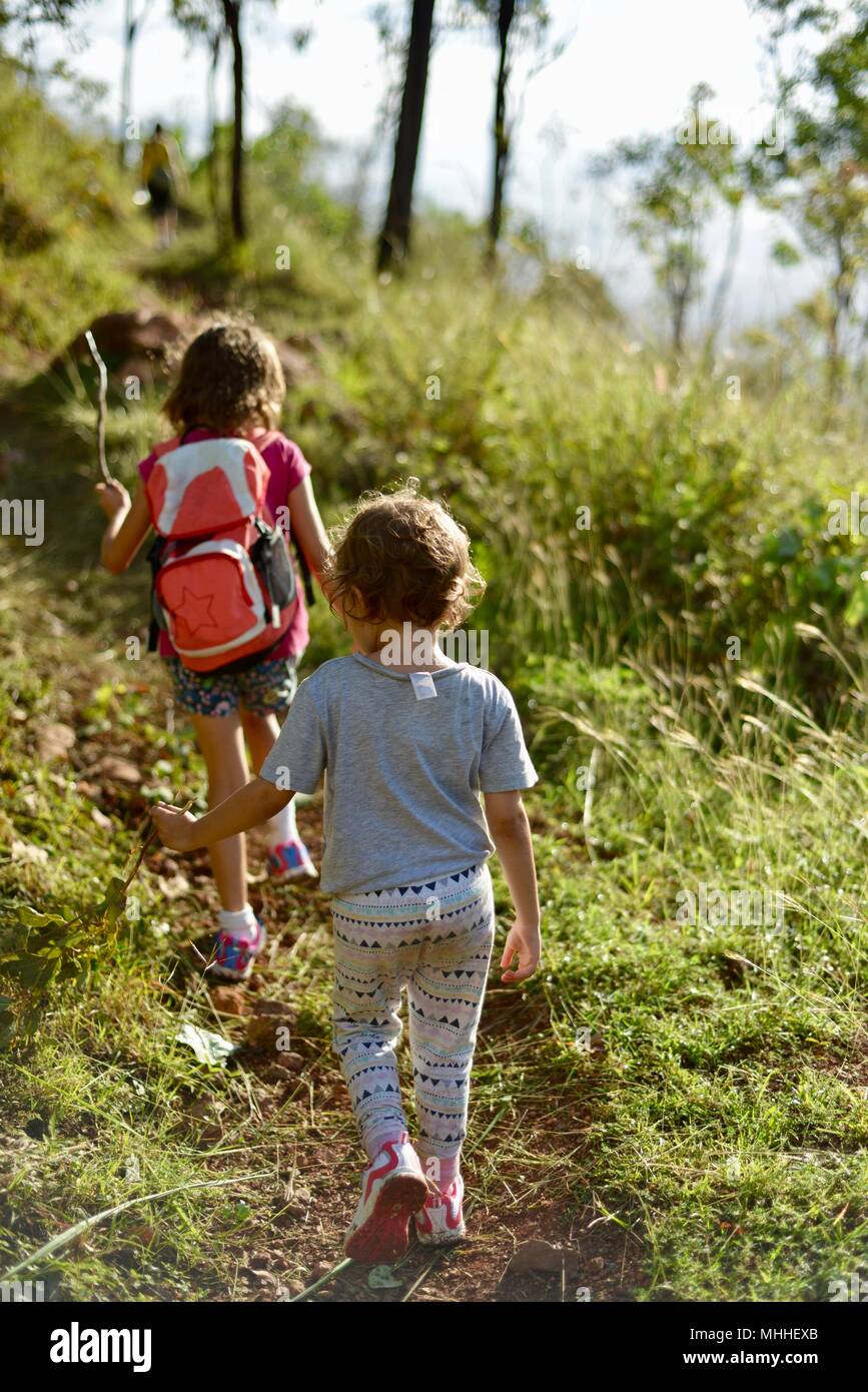 School aged children walking hi-res stock photography and images - Alamy