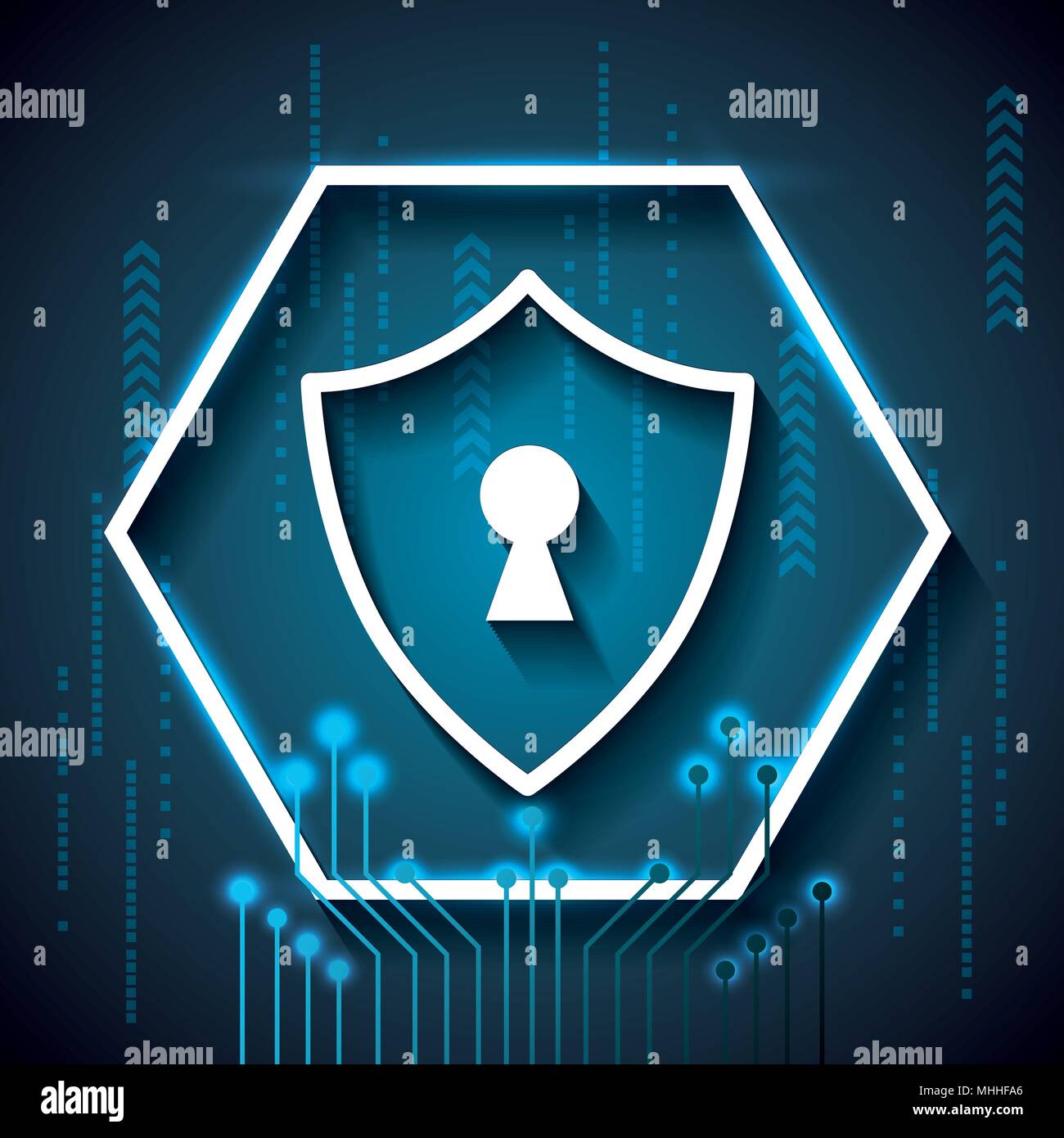 Cybersecurity defense Stock Vector Images - Alamy