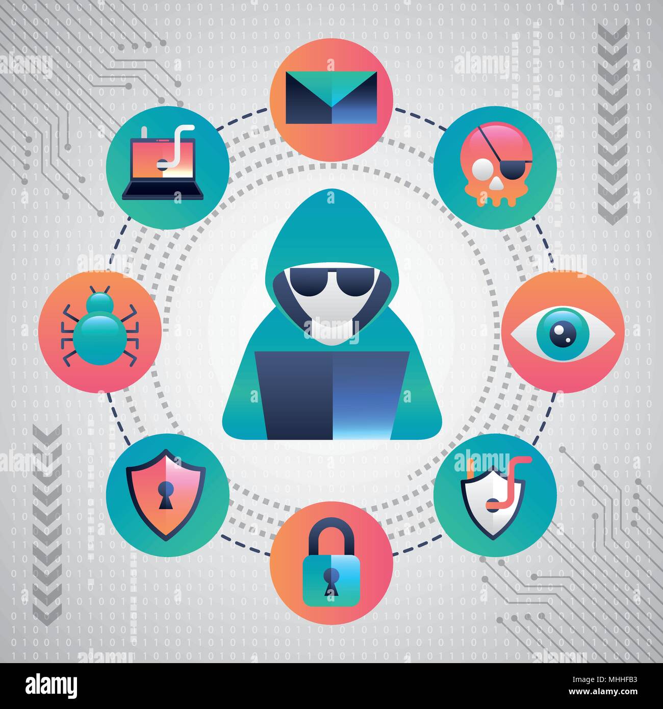 Danger locked Stock Vector Images - Alamy