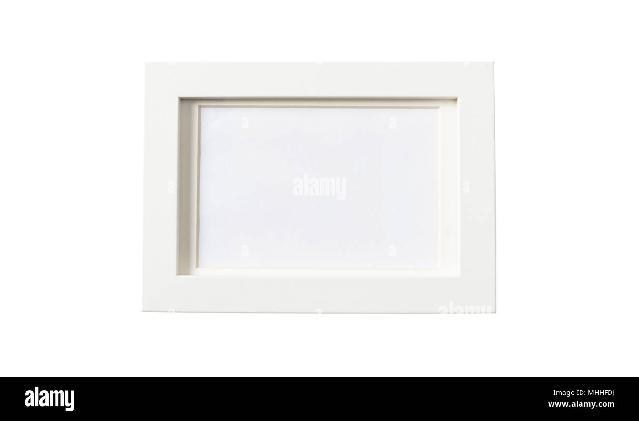 Simple white picture frame hi-res stock photography and images - Alamy
