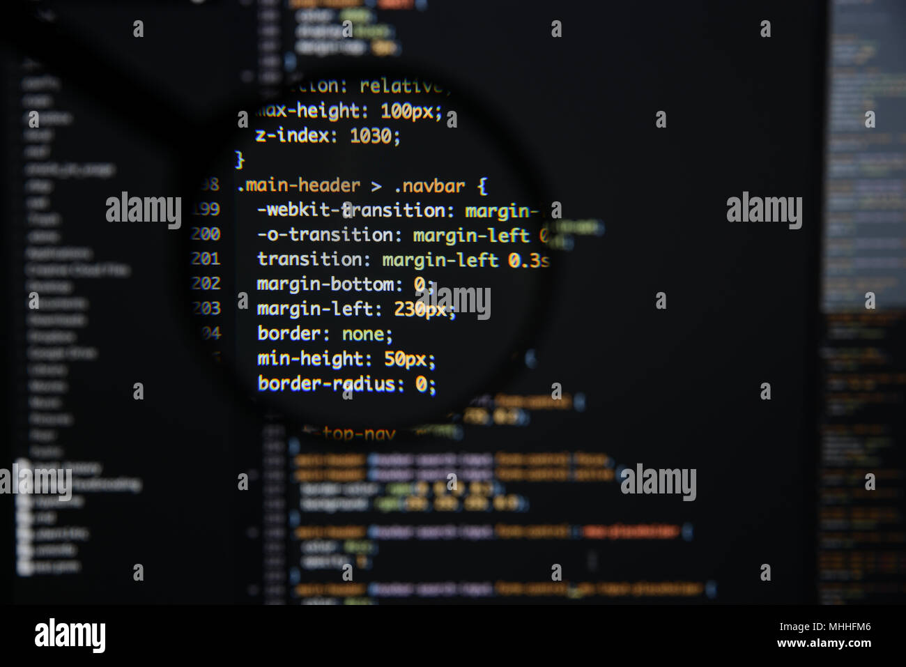 Real Css Code Developing Screen Programing Workflow Abstract Algorithm 3440